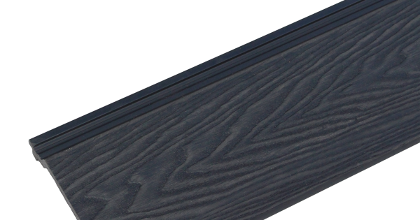 ClickClad Charcoal 3.6m Woodgrain Composite Cladding