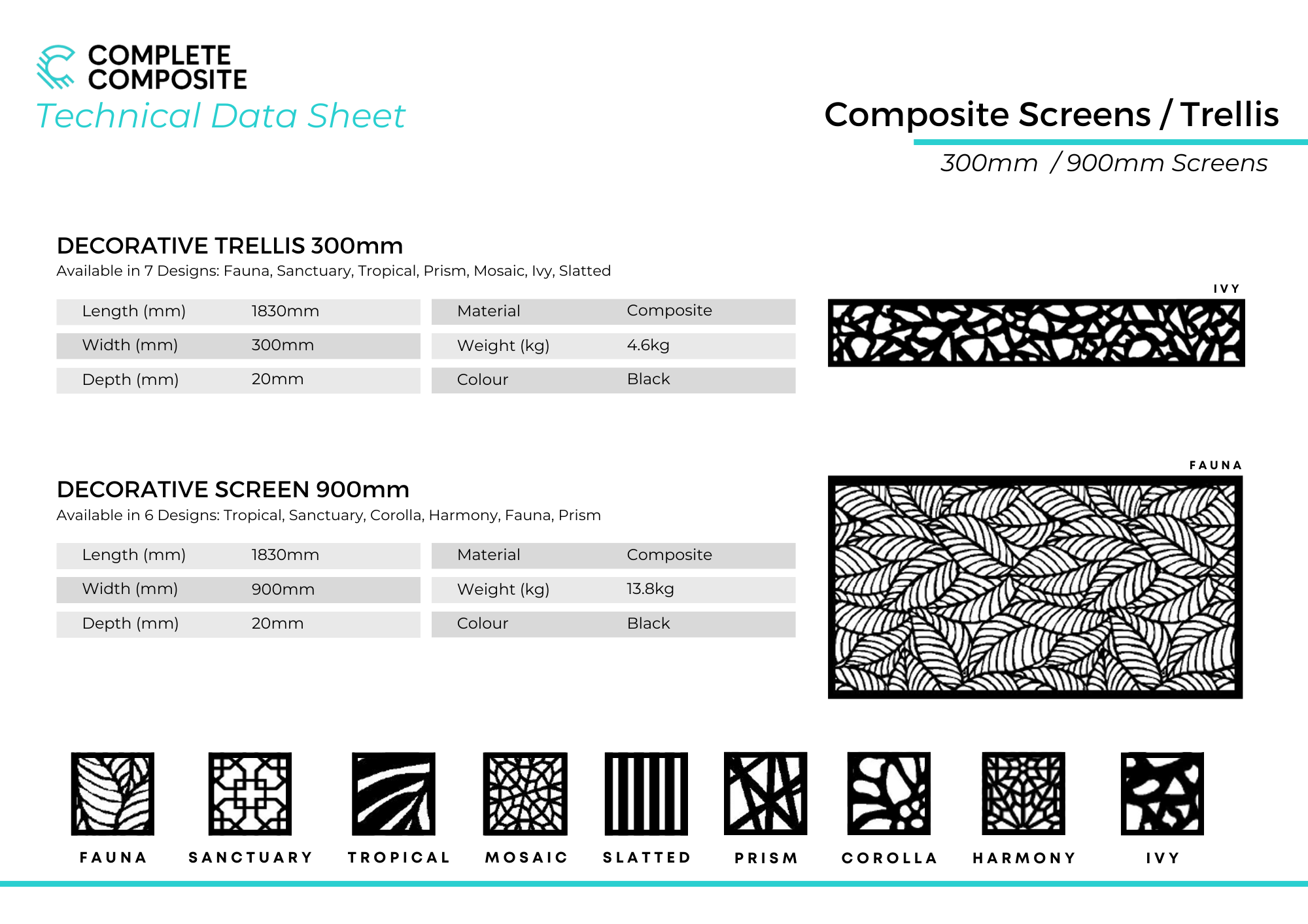 Technical Data Sheets